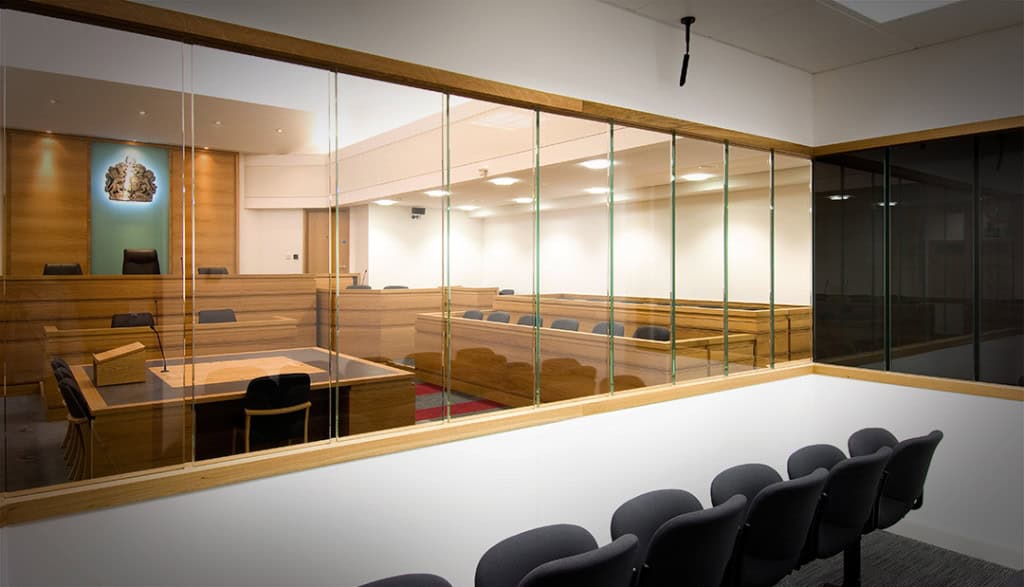 Courtroom fit out - dock - seating - J Carey Design